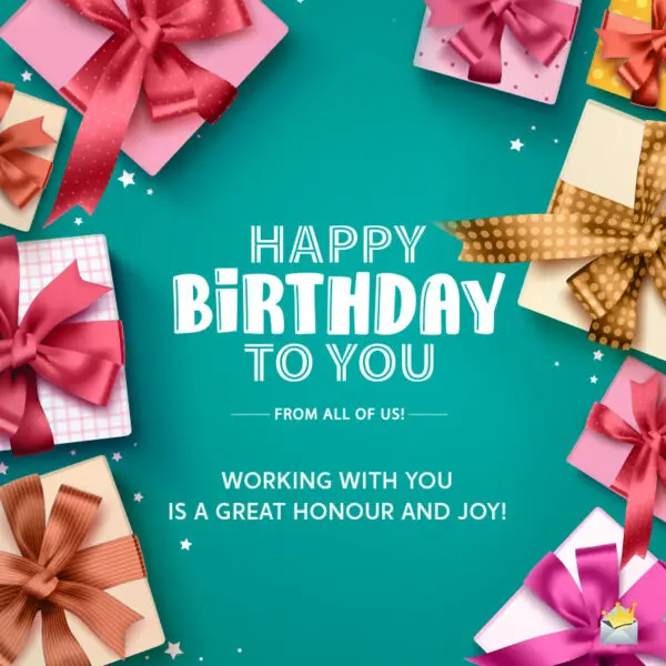 40 Great Birthday Messages for Coworkers