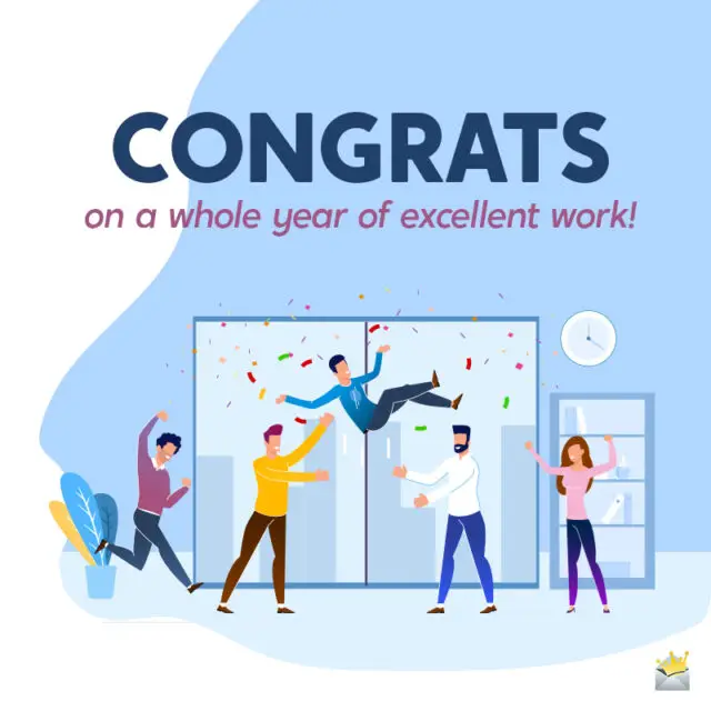 45 Happy Work Anniversary Wishes | Love Working With You!