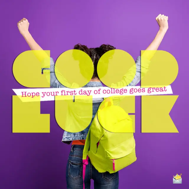 Good Luck Wishes for School | Let the Knowledge Flow Back In