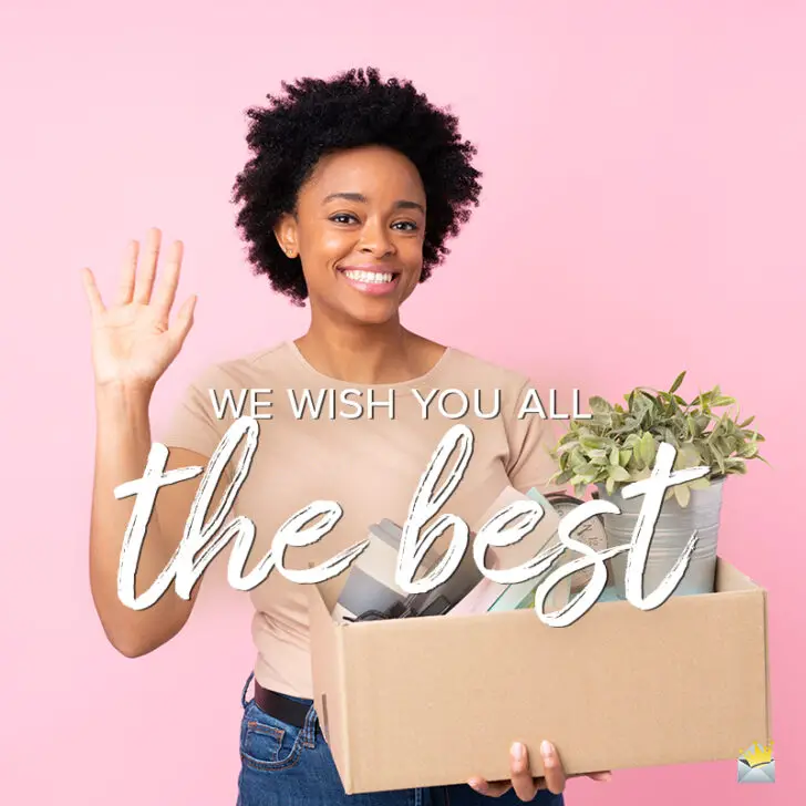 Goodbye Messages When You or a Colleague Leave the Company